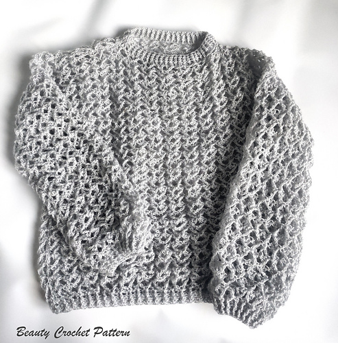 Ravelry: Diamond Sweater pattern by Beauty Crochet Pattern