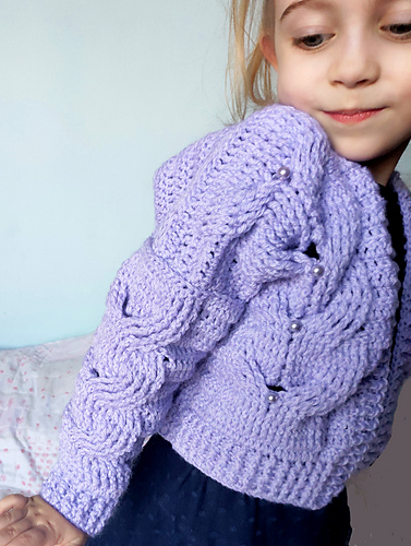 Ravelry: Cable Girls Cardigan pattern by Beauty Crochet Pattern