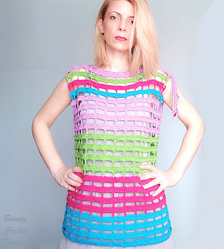 Ravelry: Rainbow Top pattern by Beauty Crochet Pattern