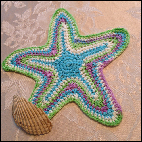 Ravelry: DJCstitches' Starfish Dishcloth 3