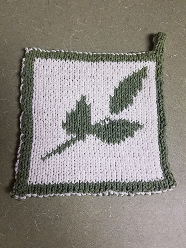 Ravelry: Leaf Double Knit Potholder pattern by Donna Jean Capps
