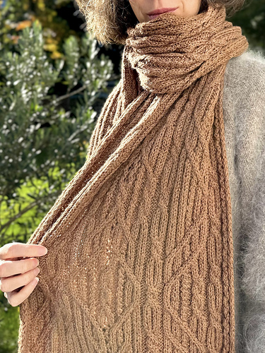 Ravelry: Twisted Twines Shawl pattern by Dorothy Offeciers