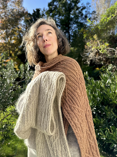 Ravelry: Twisted Twines Shawl pattern by Dorothy Offeciers