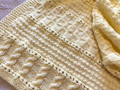 Ravelry: Avril Baby Blanket pattern by Daisy Gray Knits