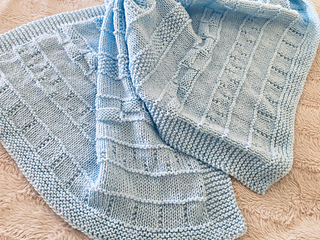 Ravelry: Gina Baby Blanket pattern by Daisy Gray Knits