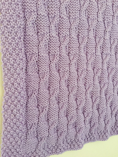 Ravelry: Baby Blanket ~ Broken Cables pattern by Daisy Gray Knits