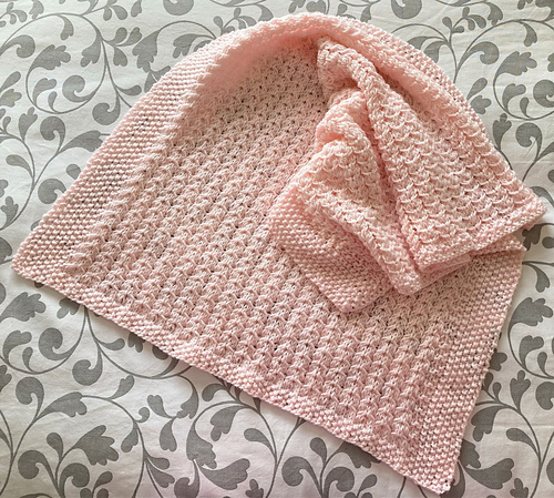Ravelry: Dainty Hearts Baby Blanket pattern by Daisy Gray Knits
