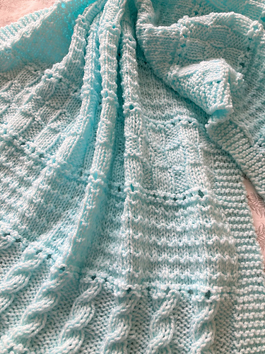 Ravelry: Avril Baby Blanket pattern by Daisy Gray Knits