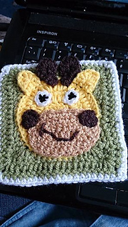 Ravelry: 6" giraffe square pattern by Anne Gee