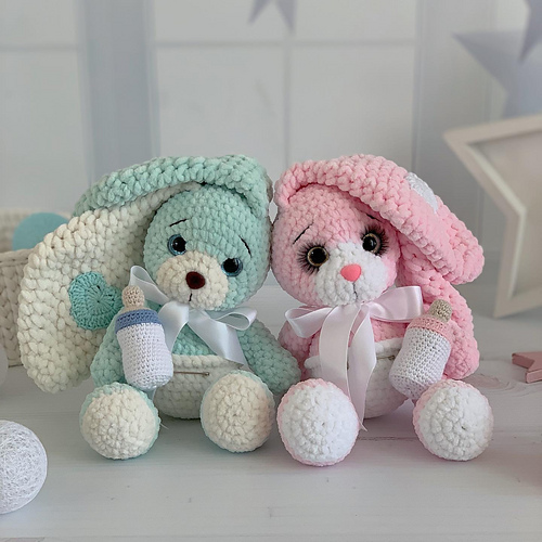 Ravelry: Baby bunny toy pattern by Olga Piliponis