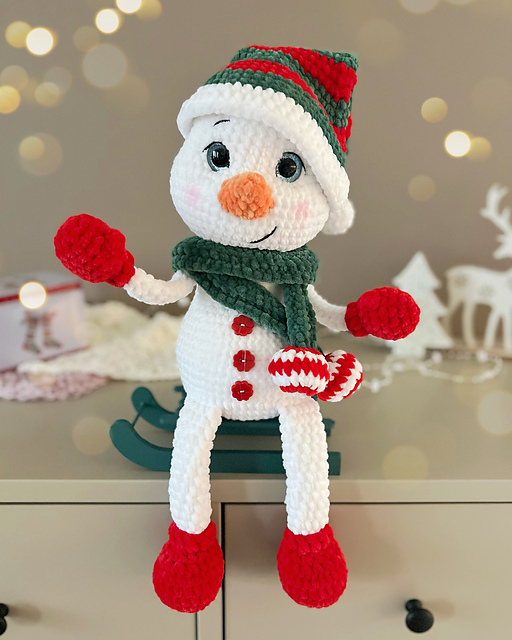 Ravelry: snowman toy pattern by Olga Piliponis