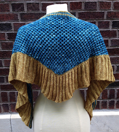 Ravelry: Pleated Lattice Shawl pattern by Dana Freed Fiddes