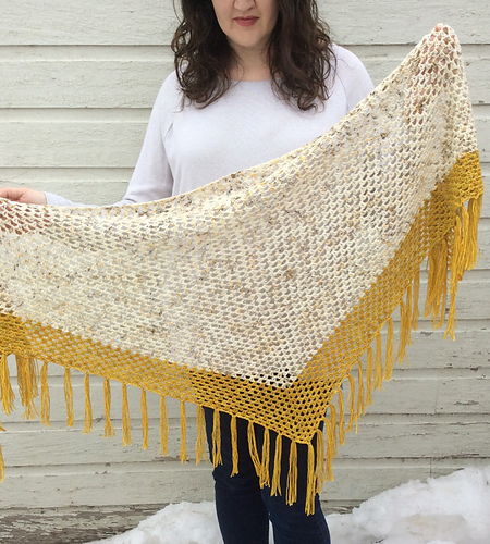Ravelry: Mondays at the Library Shawl pattern by Molly Klein Design