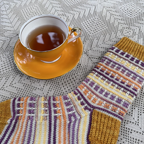 Ravelry: Corn Maze Socks pattern by Dana Rae Makes