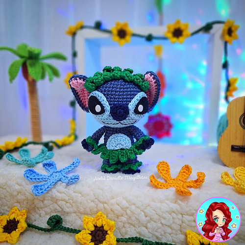 Ravelry: Stitch (hawaiian outfit) pattern by Danielle Magalhães
