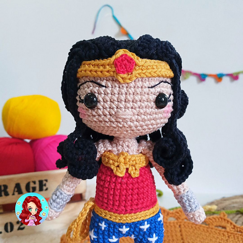 Ravelry: Wonder Woman Amigurumi pattern by Danielle Magalhães