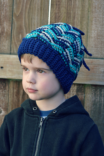 Ravelry: Tidal Wave Hat pattern by Danyel Pink