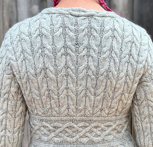 Ravelry: Tie Front Cabled Cardigan pattern by Isle of Yarn Knitwear