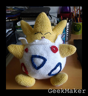 Ravelry: Togepi Amigurumi - Full Size pattern by GeekMaker