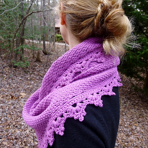 Ravelry: Black Raspberry Shawl, Shawlette, Scarf pattern by Darleen Hopkins