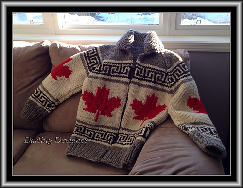 Ravelry: Oh Canada Sweater pattern by The Yarn Geek