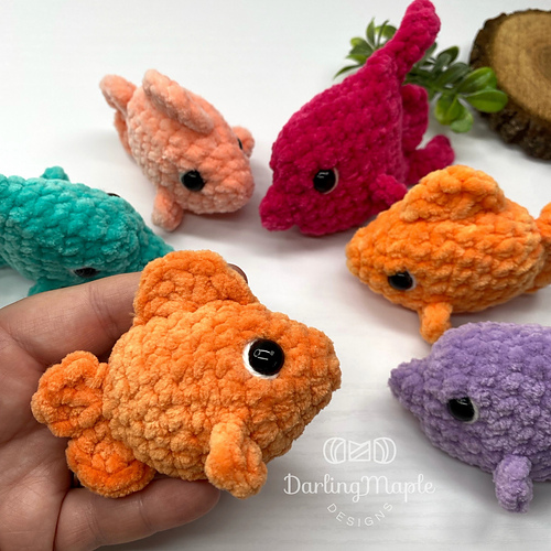 Ravelry: Jelly Bean Goldfish pattern by Darling Maple Designs