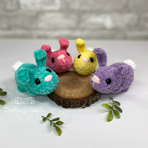 Ravelry: Jelly Bean Bunny pattern by Darling Maple Designs