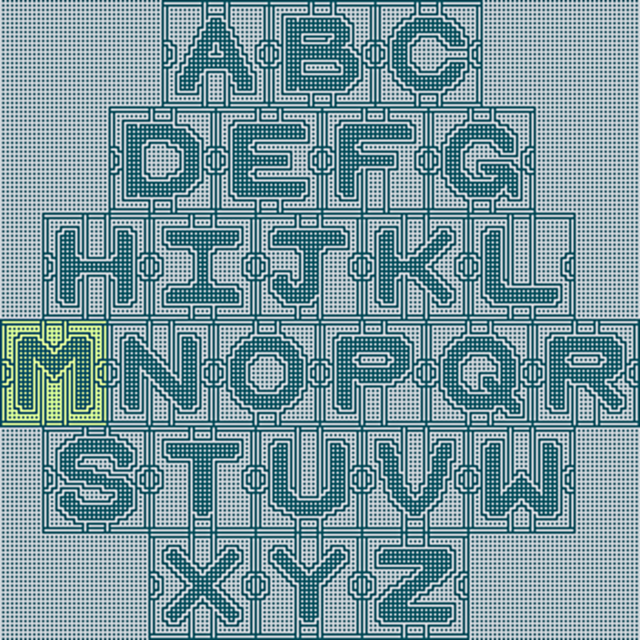 Ravelry: IMS Letter M pattern by David Q Orth