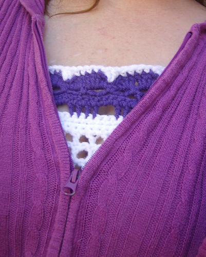 Ravelry: Gothic Skull & Fishnet Cleavage Cover pattern by Dawni Criswell