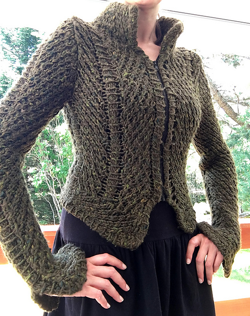 Ravelry: DayanaKnits' Loop-d-Loop jacket