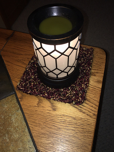 Ravelry: Simple Square Table Scarf pattern by Dayna Scoles