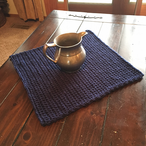 Ravelry: Simple Square Table Scarf pattern by Dayna Scoles