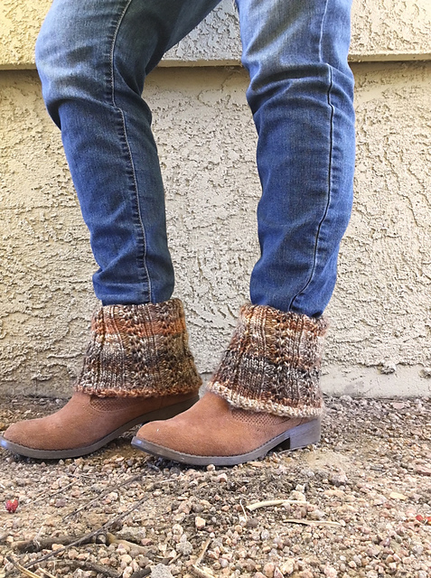 Ravelry: Ankle Boot Cuffs pattern by Dayna Scoles