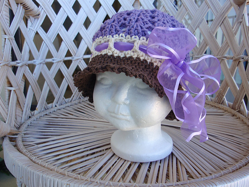 Ravelry: Katrina Ribbon Cloche pattern by Crochet by Jennifer