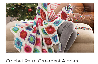 Ravelry: Dazzlingpussycat's Retro Ornament / Graphic Fall Throw