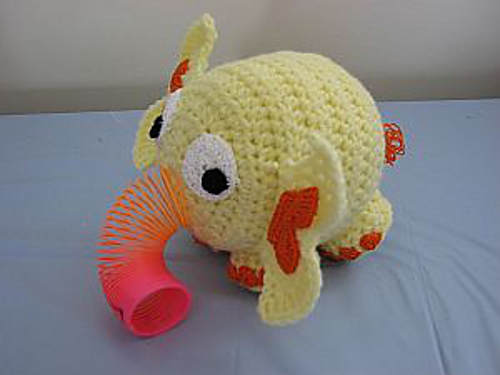 Ravelry: Plastic Spring Elephant pattern by Donna Collinsworth