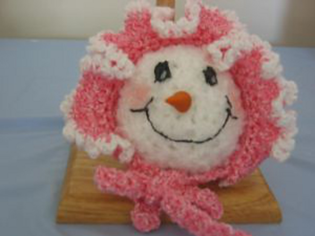 Ravelry: Baby Bonnet Snowman Ornament pattern by Donna Collinsworth