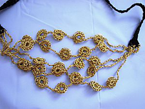 Ravelry: Gold Coin Necklace pattern by Donna Collinsworth