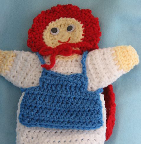 Ravelry: Red riding Hood & Wolf Puppet Scarf pattern by Donna Collinsworth