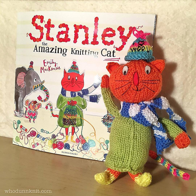 Ravelry: Stanley the Amazing Knitting Cat pattern by Whodunnknit