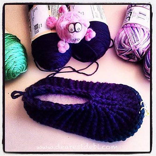 Ravelry: Cloud 9 Slippers pattern by Debi Dearest