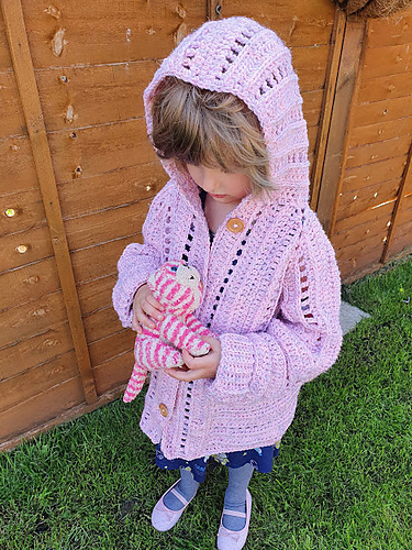 Ravelry: The Cadiz Cardigan (Kids) pattern by Hookd Designs