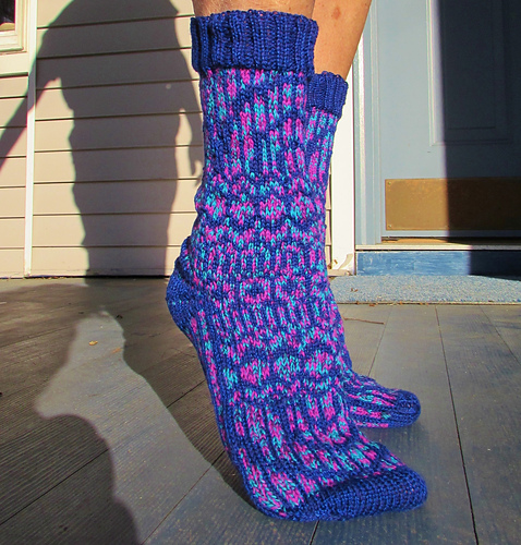 Ravelry: Rose Window Socks pattern by Deborah Tomasello