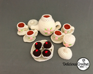 Ravelry: Mini Tea Set pattern by Paola Navarro