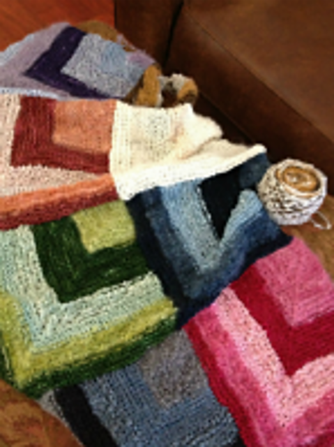 Ravelry: Mitered Squares Blanket pattern by Delicious Yarns