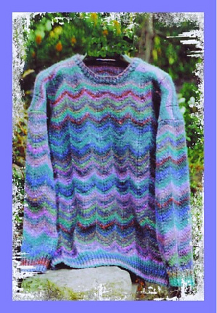 Ravelry: Wave Sweater WS 110 pattern by Sarah James