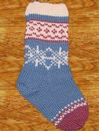 Ravelry: Fair Isle Christmas Stocking pattern by Denise Balvanz