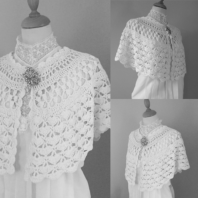 Ravelry: Wedding Cape pattern by Sonya Gibbons