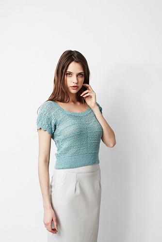 Ravelry: Sideways Knitted Sweater pattern by Debbie Bliss