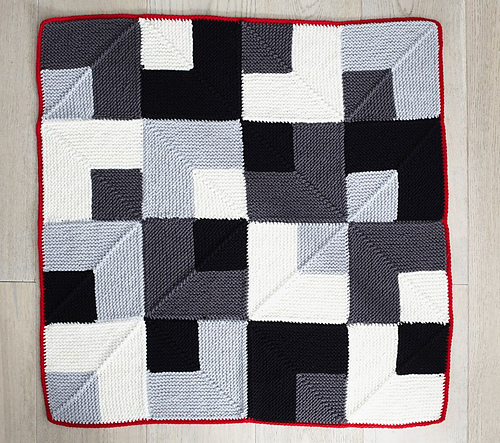 Ravelry: DB035 - Garter Stitch Throw pattern by Debbie Bliss